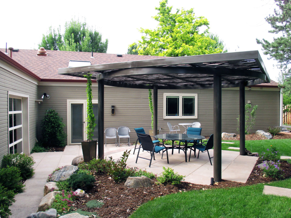 Patio with Garden Structure - Contemporary - Patio - Denver - by LID ...