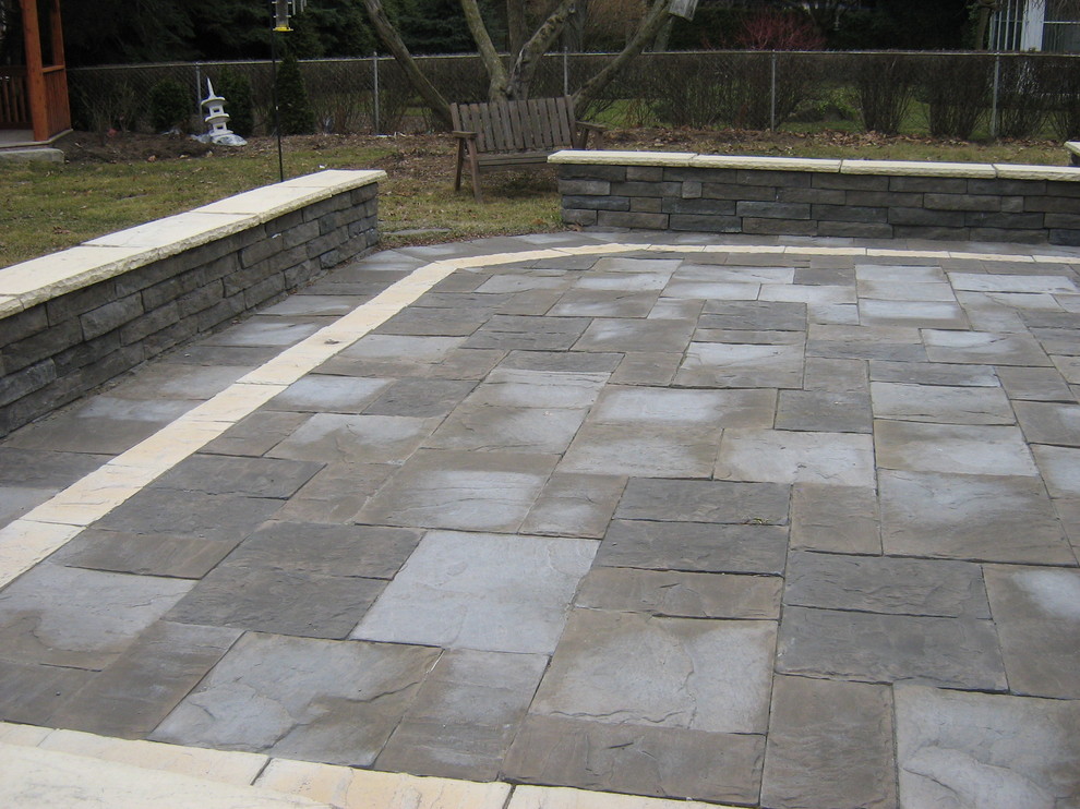 Patios & Retaining Walls - Rustic - Patio - Toronto - by Earthworks ...