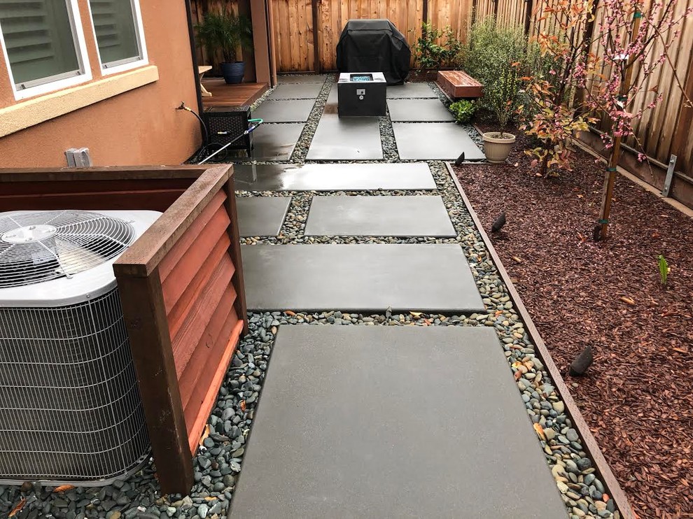 Paved Patio & Side Pathway - Traditional - Patio - San Francisco - by ...