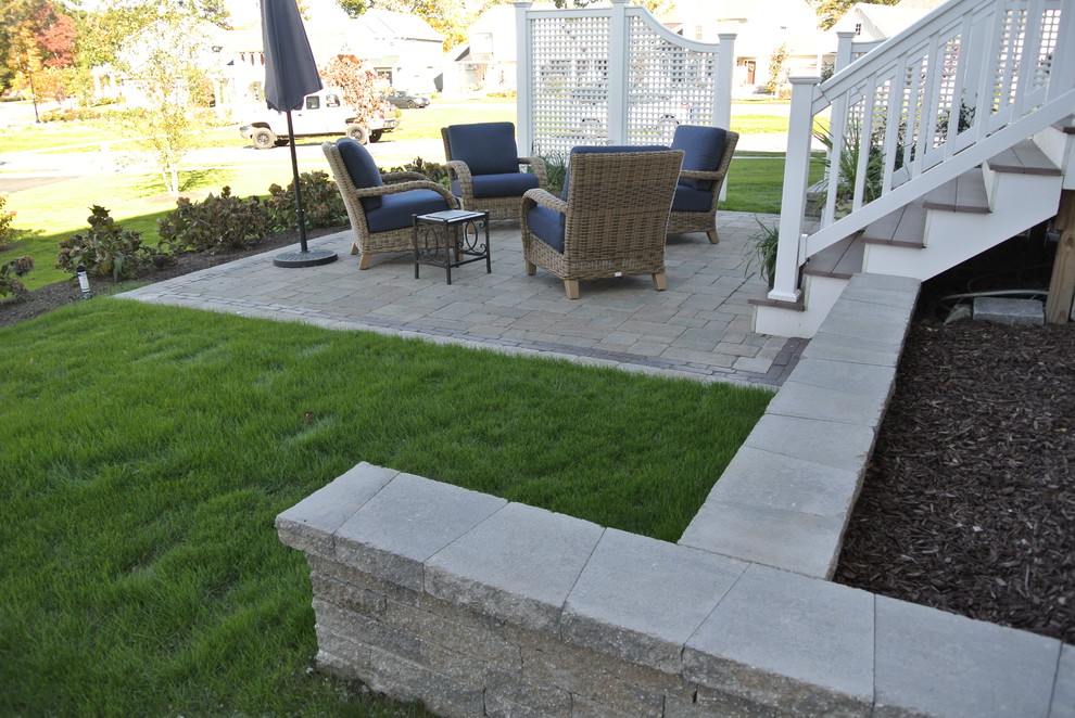 Paver Patio Addition - Traditional - Patio - Providence - by Coastal ...