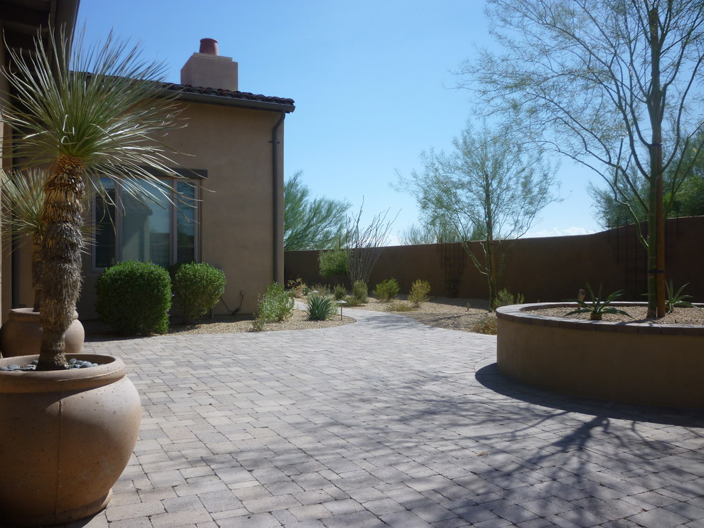 Paver Patio & Landscape - Contemporary - Patio - Phoenix - by MTH ...