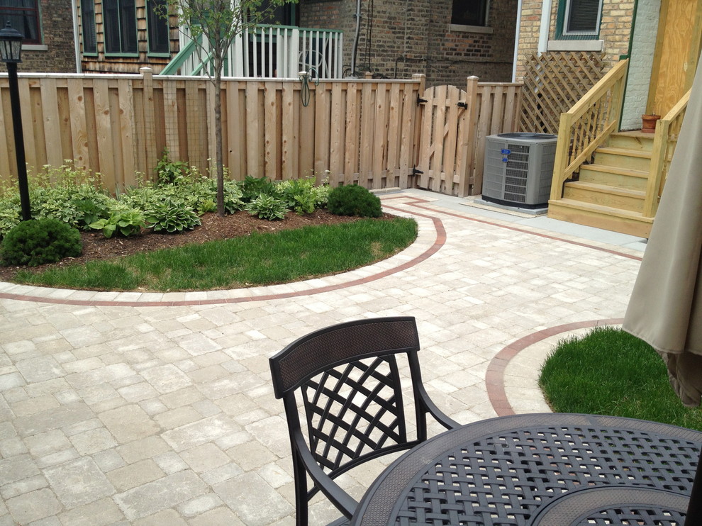 Paver Patio & Water Feature, Ravenswood, Chicago - Patio - Chicago - by ...