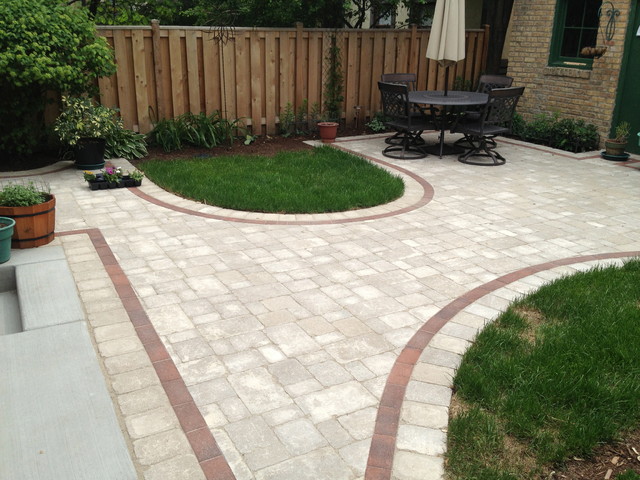 Paver Patio & Water Feature, Ravenswood, Chicago - Patio - Chicago - by ...