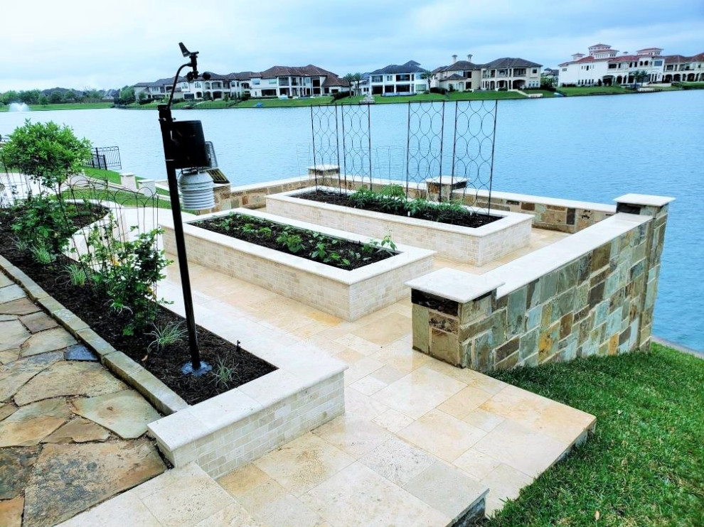 Paver Project in Riverstone - Contemporary - Patio - Houston - by ...
