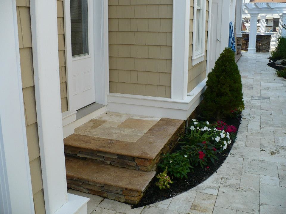Paver Walks, Landings, and Steps - Traditional - Patio - Philadelphia ...
