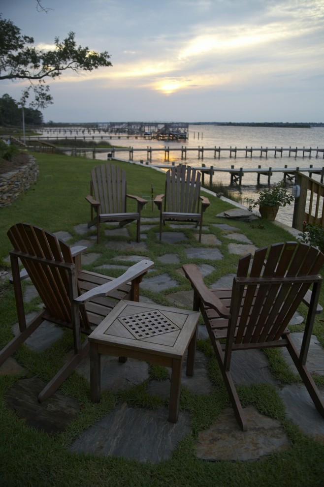 Paver walkways - Beach Style - Patio - Other - by Yardworks, Inc. | Houzz