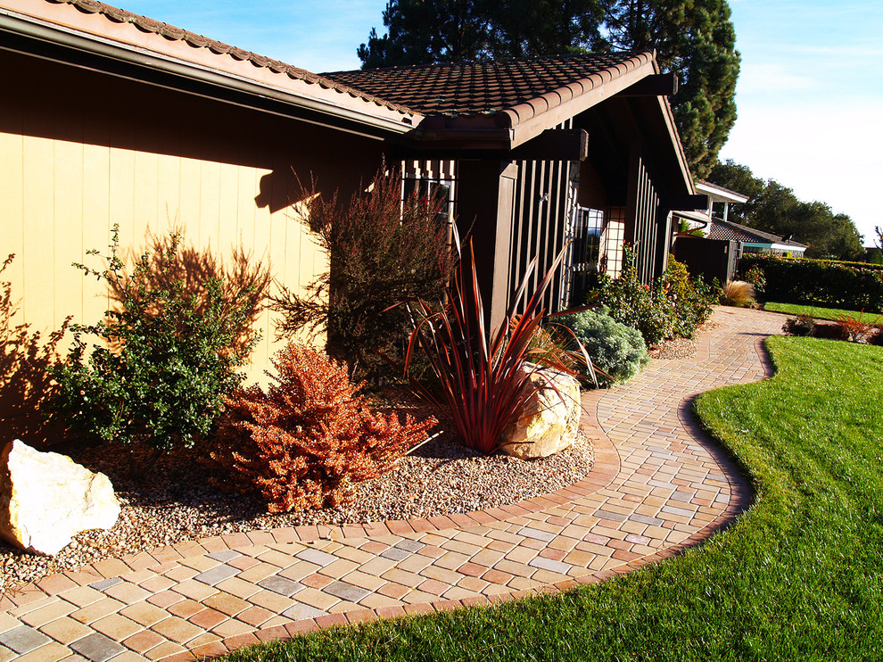 Pavers Walkways - Mediterranean - Patio - Santa Barbara - by Chaparral ...