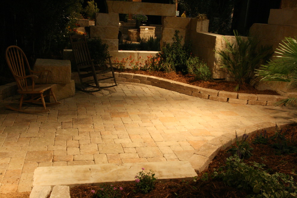 Pavestone Venetian Seating Area - Traditional - Patio - Dallas - by ...