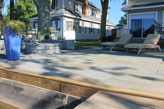 Paw Paw Lake Patio & Fire Pit - Contemporary - Patio - Other - by ...