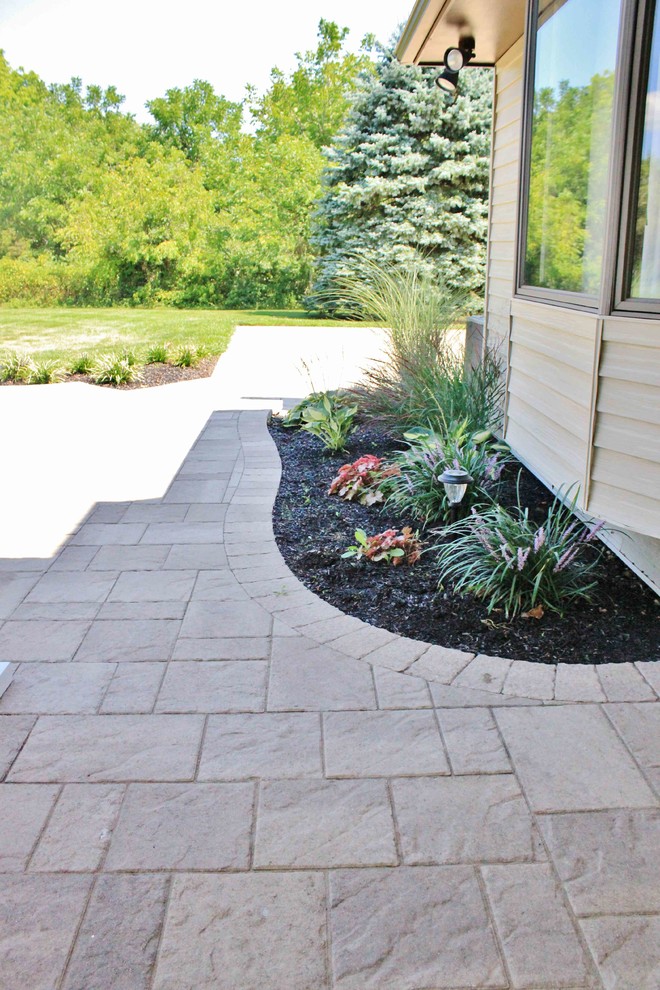 Pennington Patio w/ Overhang Roof - Traditional - Patio - Philadelphia ...