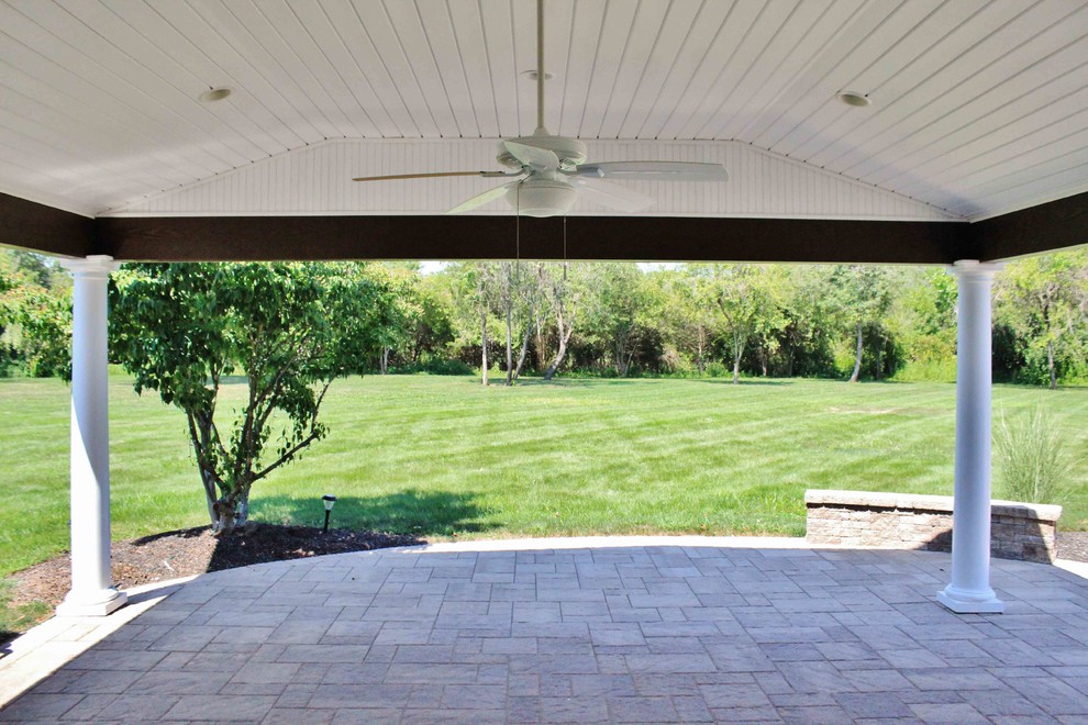 Pennington Patio w/ Overhang Roof - Classico - Patio - Philadelphia ...