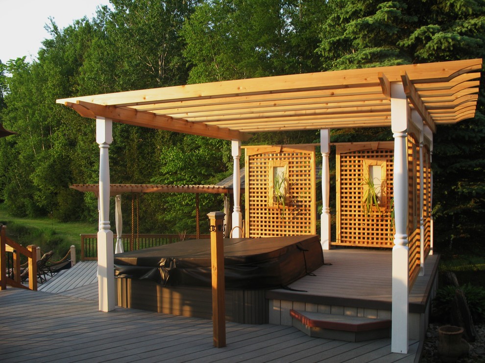 Pergola/Arbor/Screen - Traditional - Patio - Toronto - by Forest Fence ...