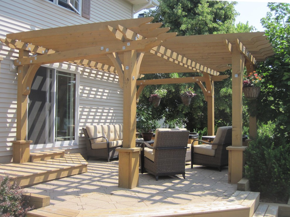 Pergola - Mediterranean - Patio - Minneapolis - by Asset Enterprises ...
