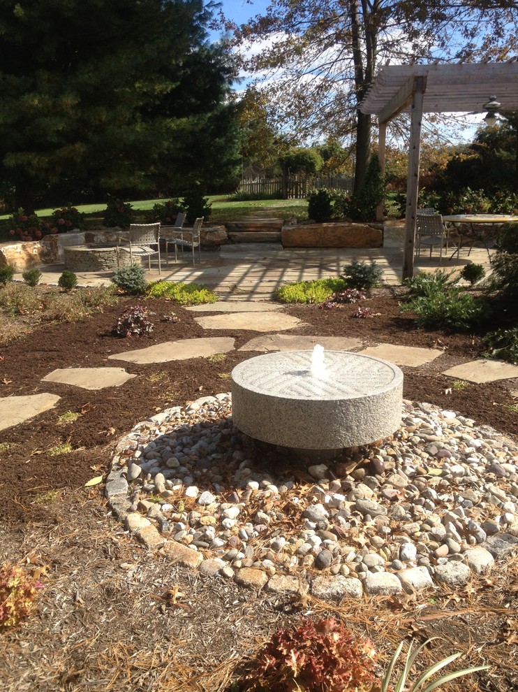Pergola Fire Pit - Craftsman - Patio - Philadelphia - by Cider Mill ...
