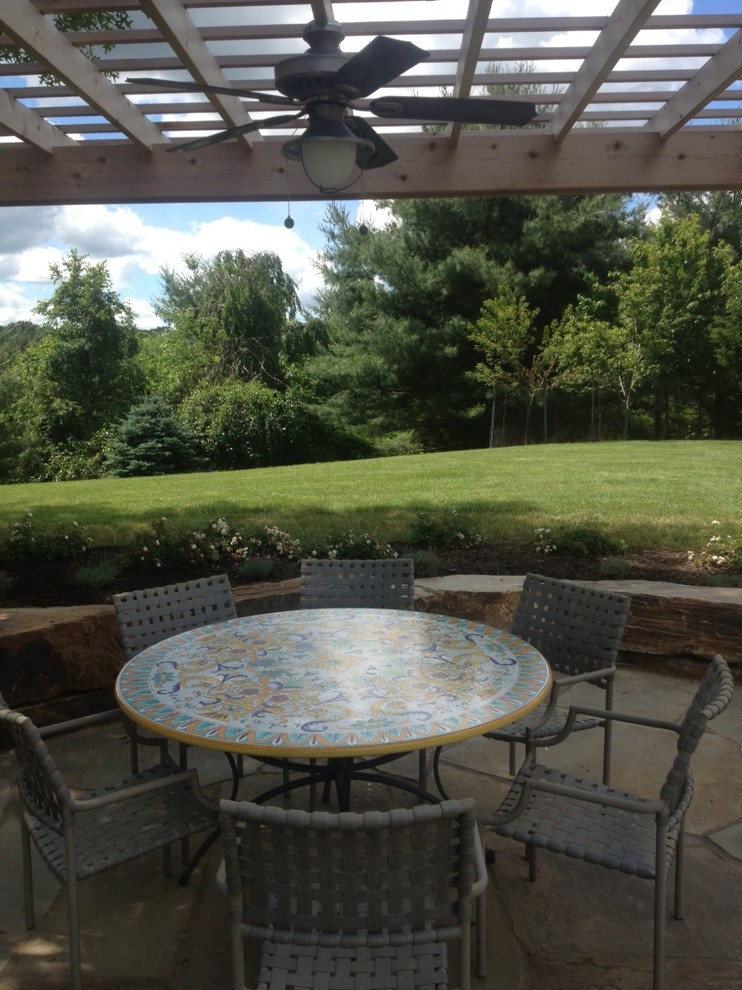 Pergola Fire Pit - Craftsman - Patio - Philadelphia - by Cider Mill ...