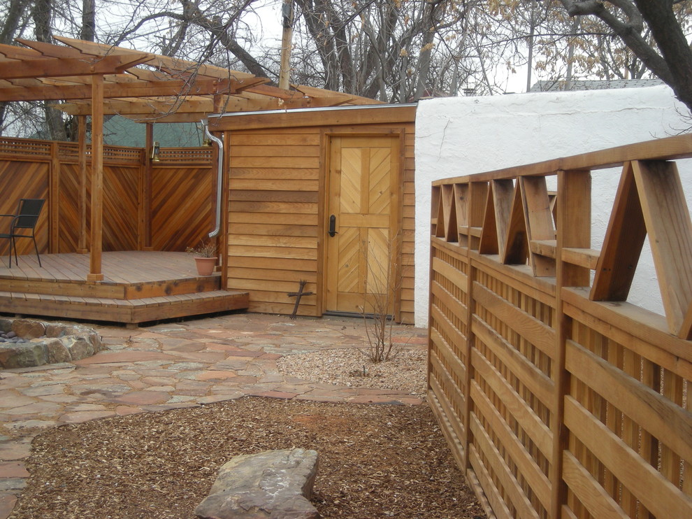 Pergola - Farmhouse - Patio - Albuquerque - by Outdoor Creations ...