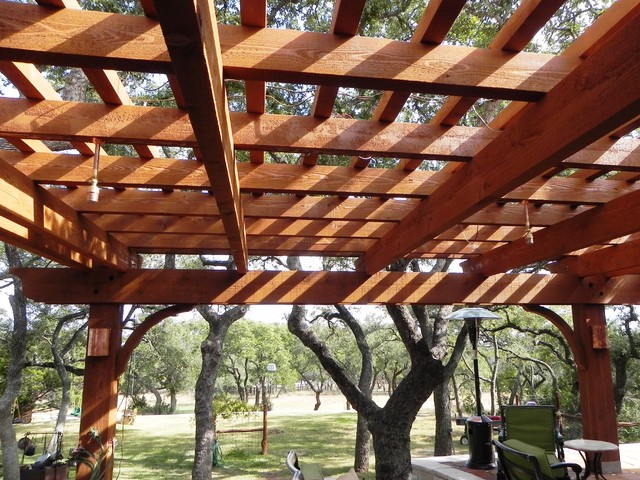 Pergolas & Shade Structures - Rustic - Patio - Austin - by Archadeck of ...