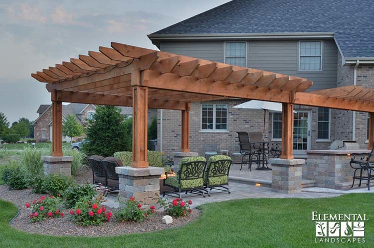 Pergolas - Clásico - Patio - Chicago - de Elemental Landscapes, Ltd ...
