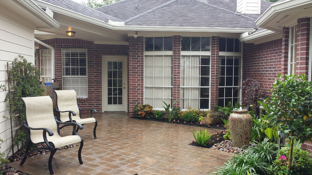 Phase I patio redo - Traditional - Patio - Houston - by Nature's Realm ...