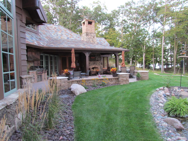 Pine Beach Peninsula Residence - Rustic - Patio - Minneapolis - by ...