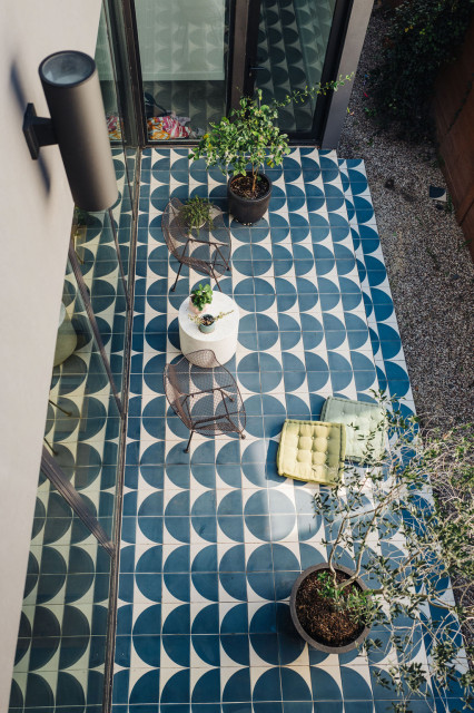 Pinkston Outdoor Patio - Ecléctico - Patio - Austin - de The Tile Press ... Pinkston Outdoor Patio - Ecléctico - Patio - Austin - de The Tile Press ...