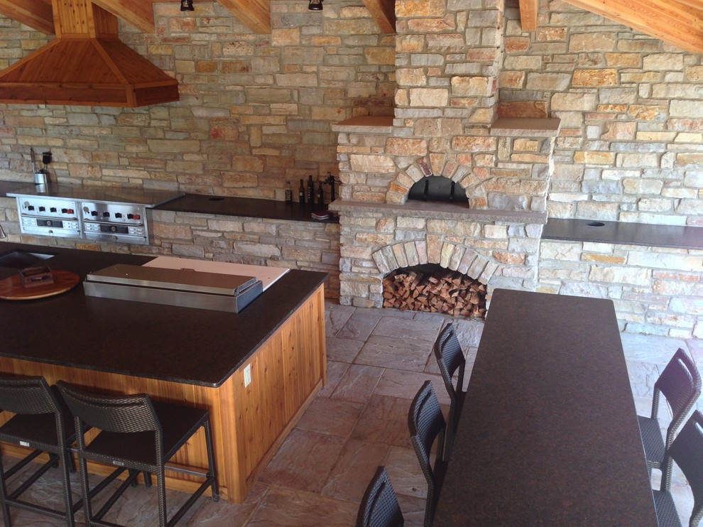 Pizza Oven - Rustic - Patio - Chicago - by JJ Hayden Inc | Houzz