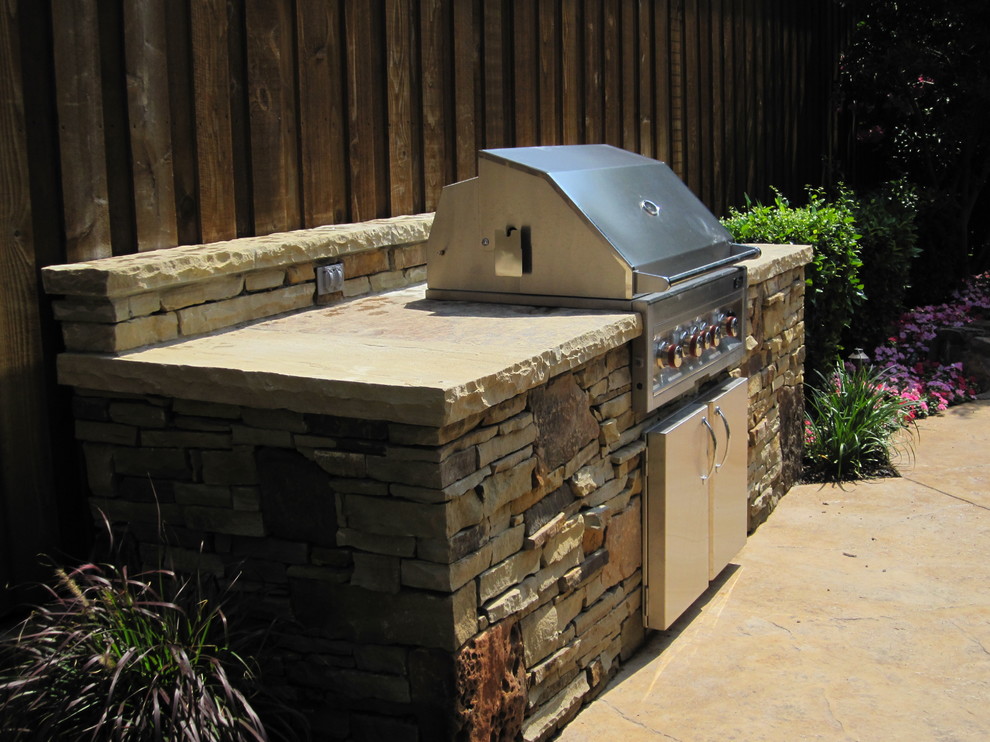 Plano, TX - Dry Stack Stone - Traditional - Patio - Dallas - by Dallas ...