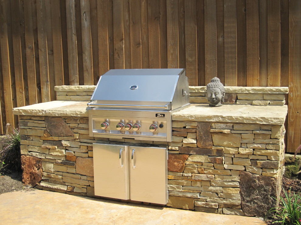 Plano, TX - Dry Stack Stone - Traditional - Patio - Dallas - by Dallas ...