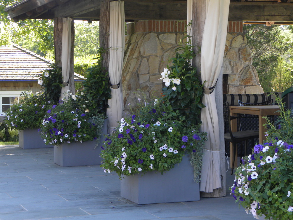 Planters - Beach Style - Patio - New York - by Summerhill Landscape Inc ...