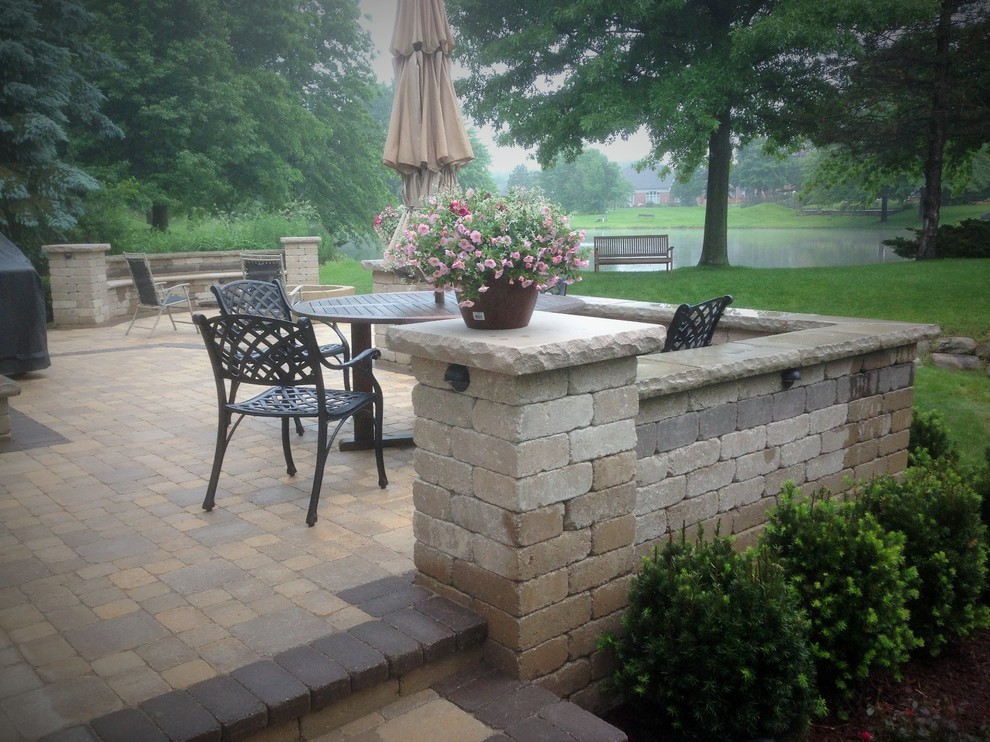 plymouth 2 level patio - Traditional - Patio - Detroit - by Apex ...