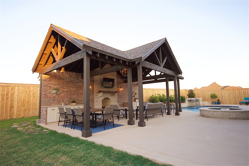Pool Cabana - Rustic - Patio - Austin - by Axis Construction | Houzz