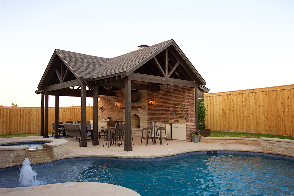 Pool Cabana - Rustic - Patio - Austin - by Axis Construction | Houzz