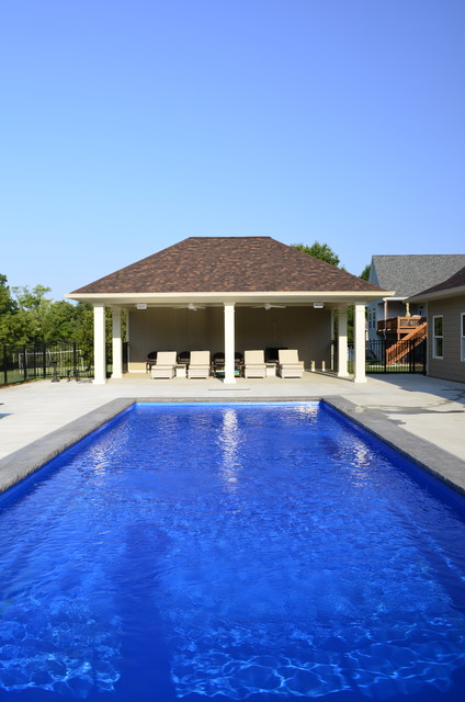 Pool Pavilion - Traditional - Patio - St Louis - by Al Droste & Sons ...