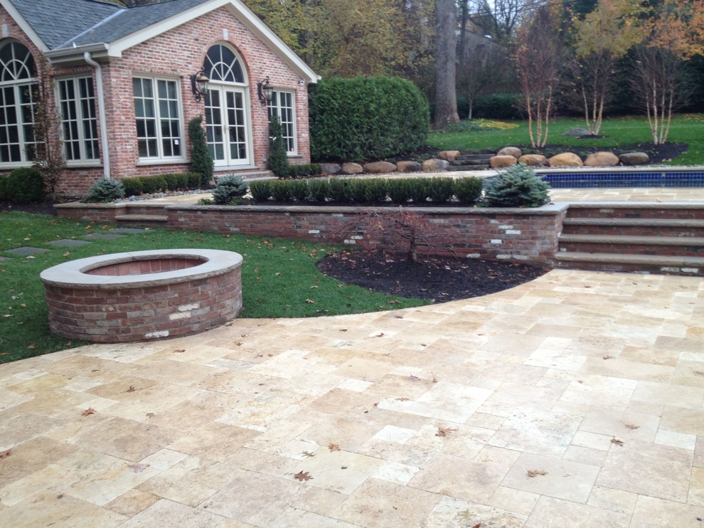 Pool Renovation and Installation of Travertine Pool Decking, Patio ...