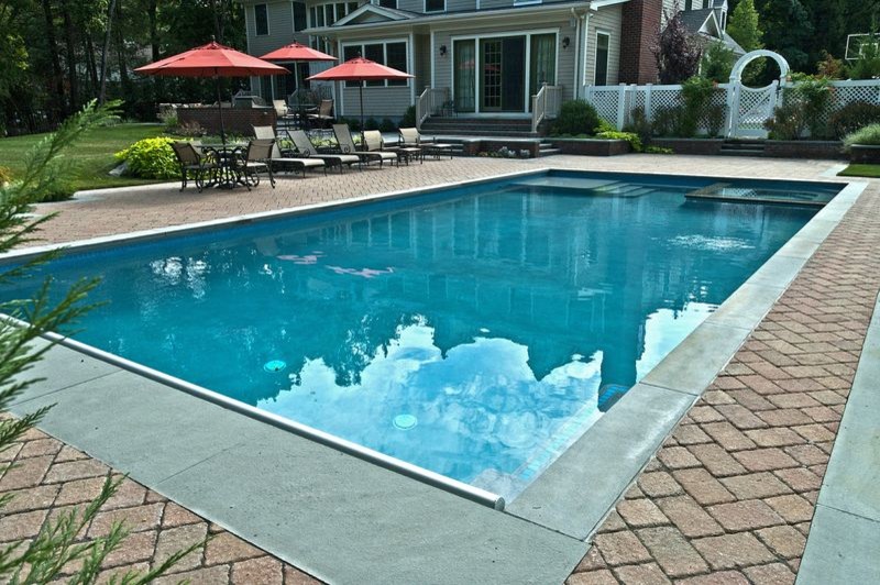 Pool/Spa Lounging Area - Traditional - Pool - New York - by Best Hot ...