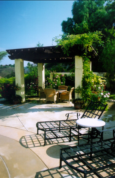 Poolside Patio - Traditional - Patio - Los Angeles - by James Dean ...