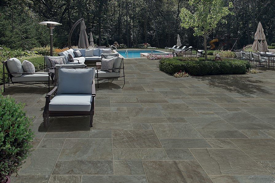 Porcelain Tile Patios and Pool Decks - Patio - Chicago - by APS All ...