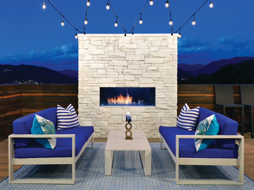 POWDER CRAFT SPLIT MODULAR FIREPLACE - Patio - San Diego - by Creative ...