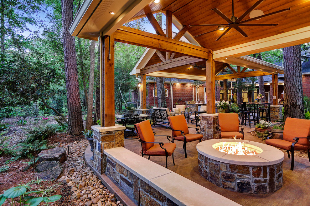 Project of the Month: April 2018 - Rustic - Patio - Houston - by TCP ...