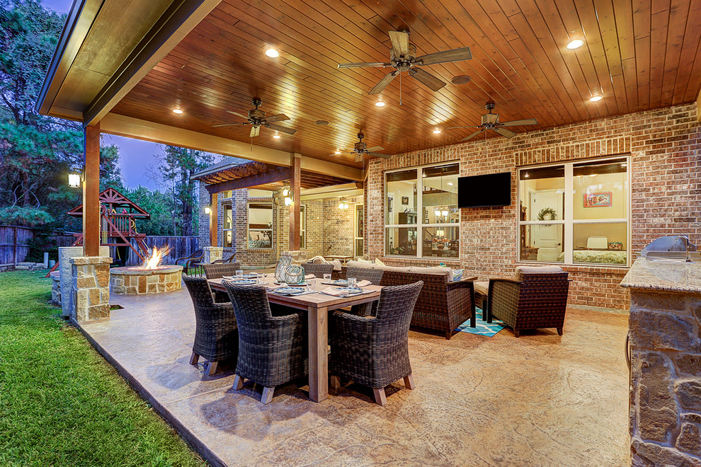 Project of the Month: December 2016 - Traditional - Patio - Houston ...