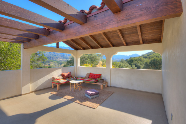 Provencal Mas - Mediterranean - Patio - Santa Barbara - by Peter D ...
