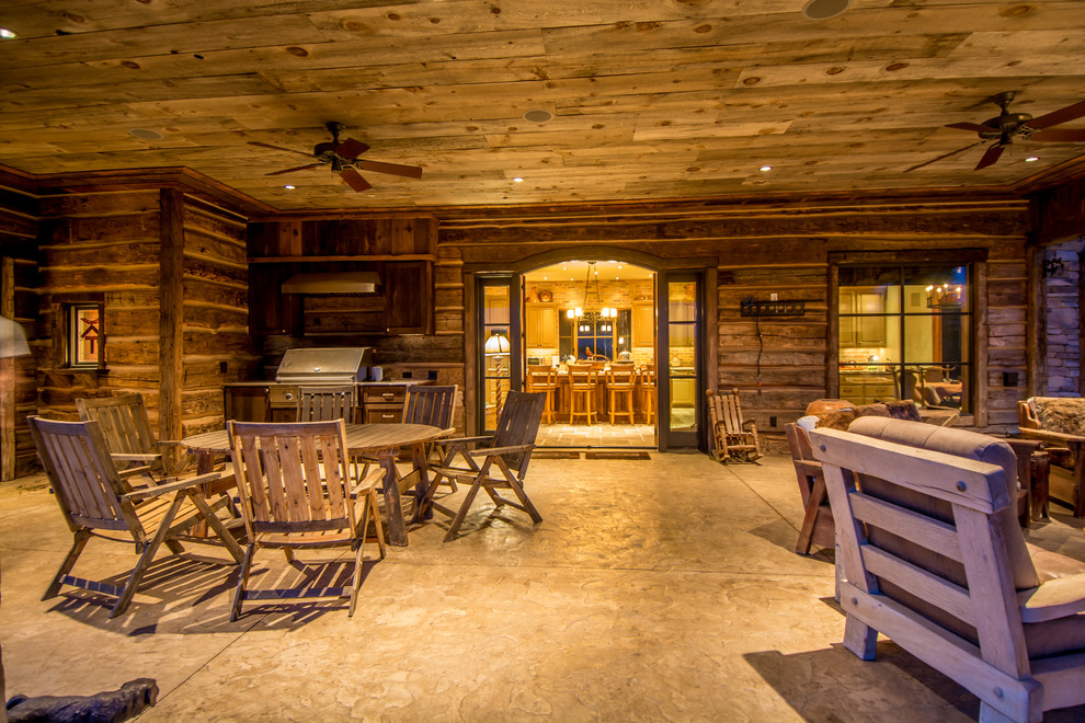 Rafter T Ranch - Rustic - Patio - Denver - by REYNOLDS ASH + ASSOCIATES ...