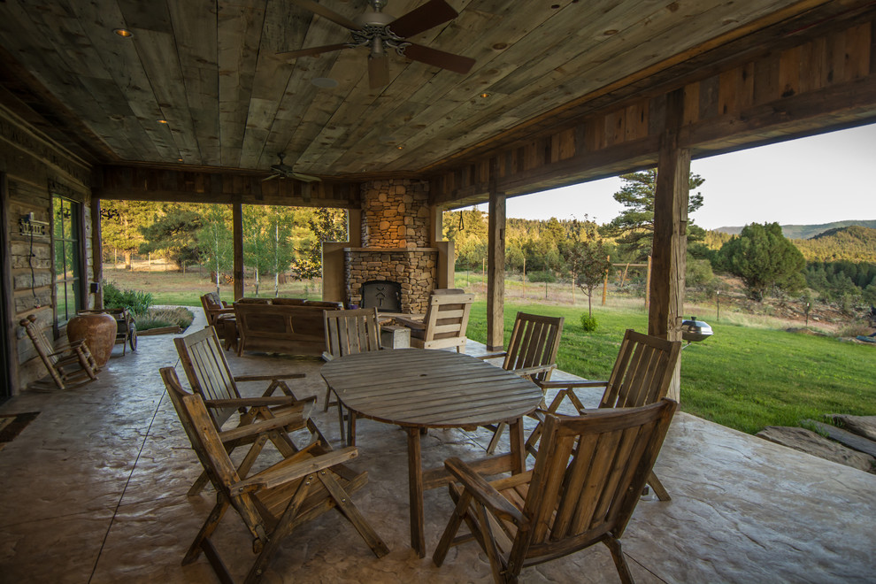 Rafter T Ranch - Rustic - Patio - Denver - by REYNOLDS ASH + ASSOCIATES ...