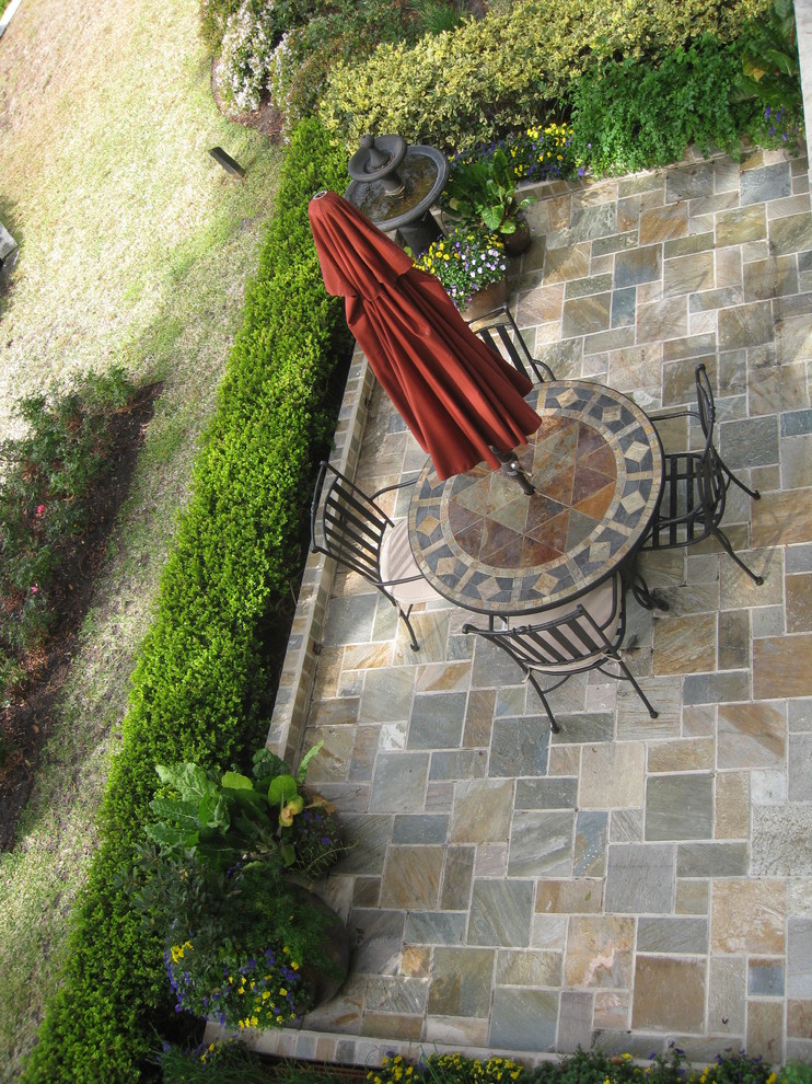 Real Stone Patio, Walkway with Fountains & Landsape - Windmill Harbour ...
