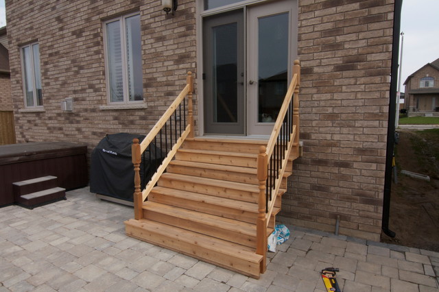 Rear Entrance Stairs - Craftsman - Patio - Toronto - by User | Houzz AU