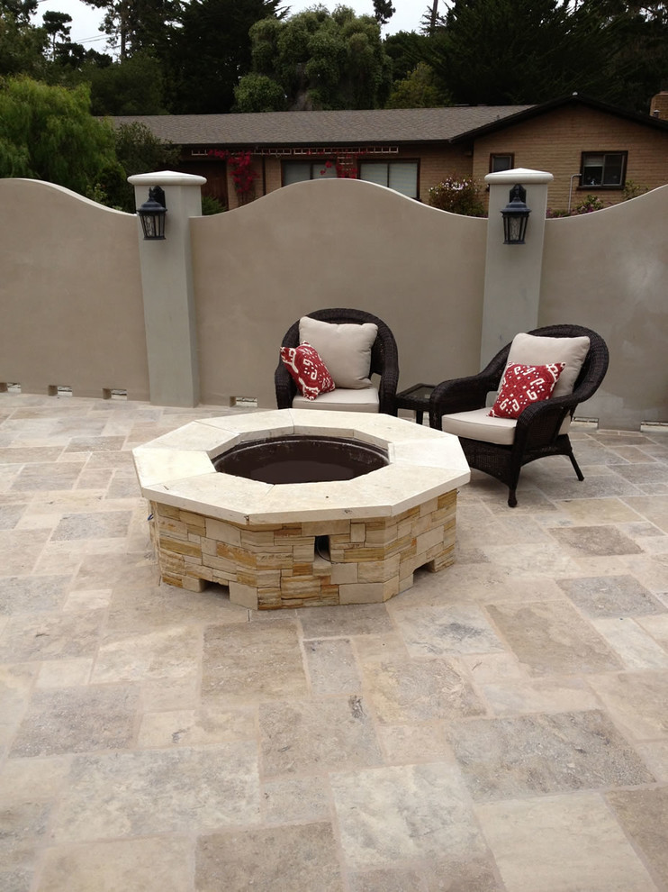 Recent Custom Build Gas Fire Pit Completed by Fine's Gas - Contemporary ...