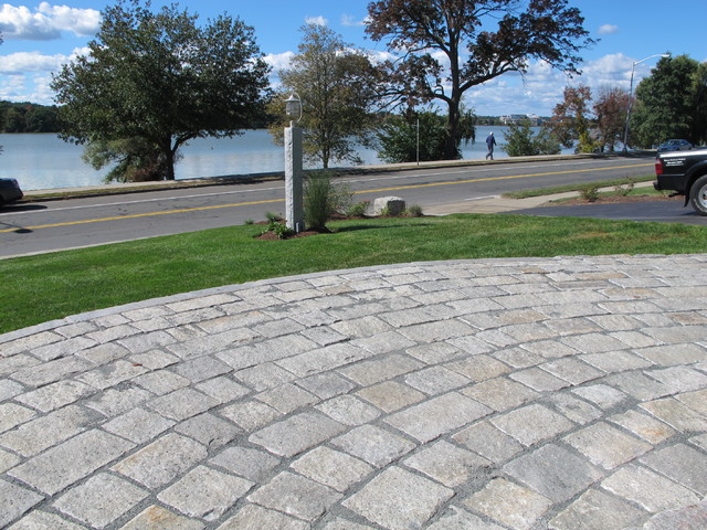 Reclaimed Granite Used in Walkways and Patios - Traditional - Patio ...