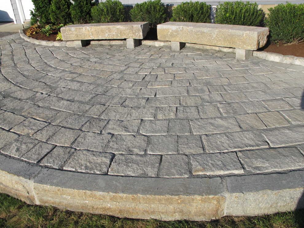 Reclaimed Granite Used in Walkways and Patios - Traditional - Patio ...