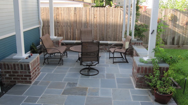 Red Field Gardens for an Arts and Crafts bungalow - Traditional - Patio ...