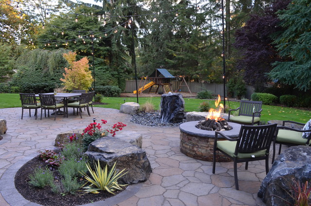Redmond Old Deck to Backyard Oasis - Traditional - Patio - Seattle - by ...